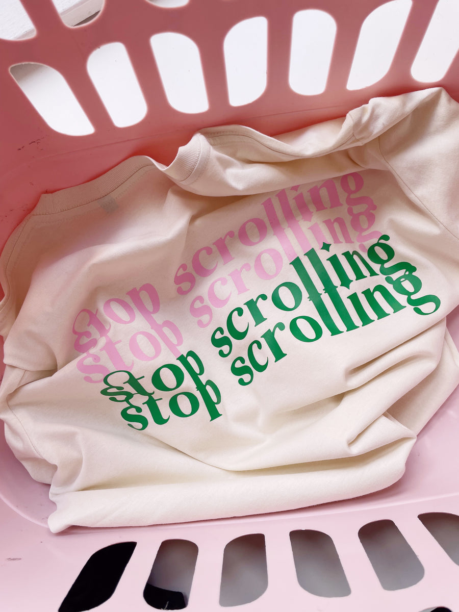 Stop Scrolling - Unisex Fit T-Shirt – Kelham Print